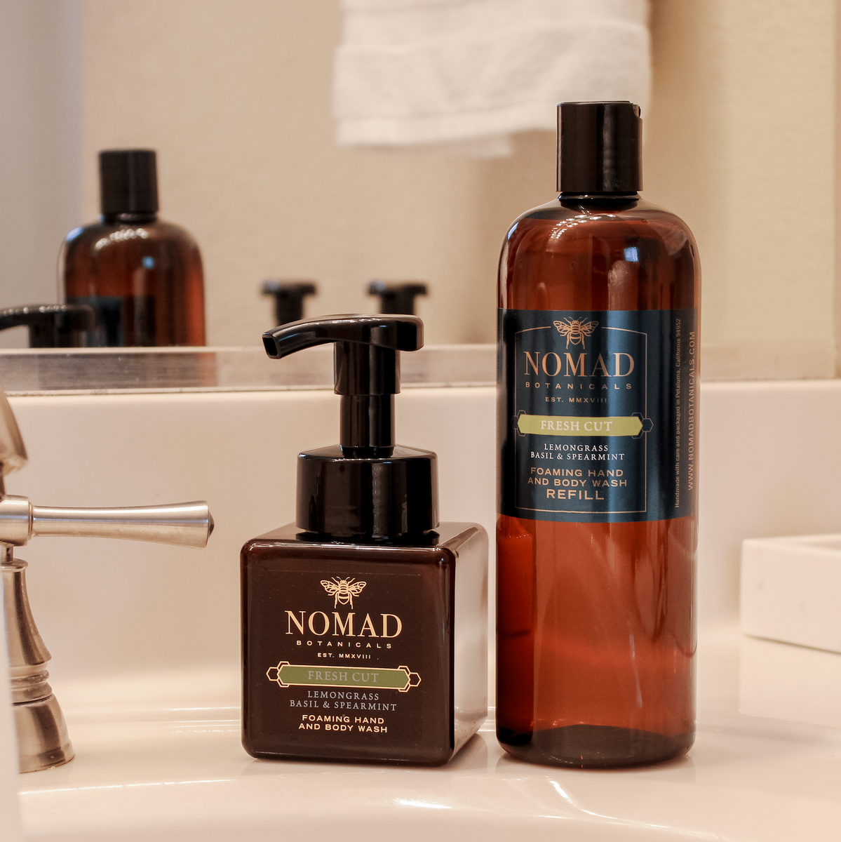 Fresh Cut Foaming Hand Wash + Refill – Nomad Botanicals